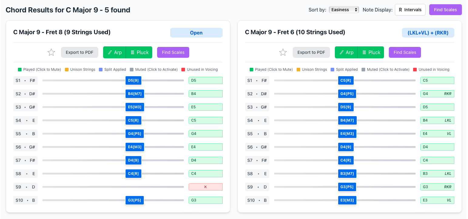PSG Compass - The Ultimate Pedal Steel Guitar Companion